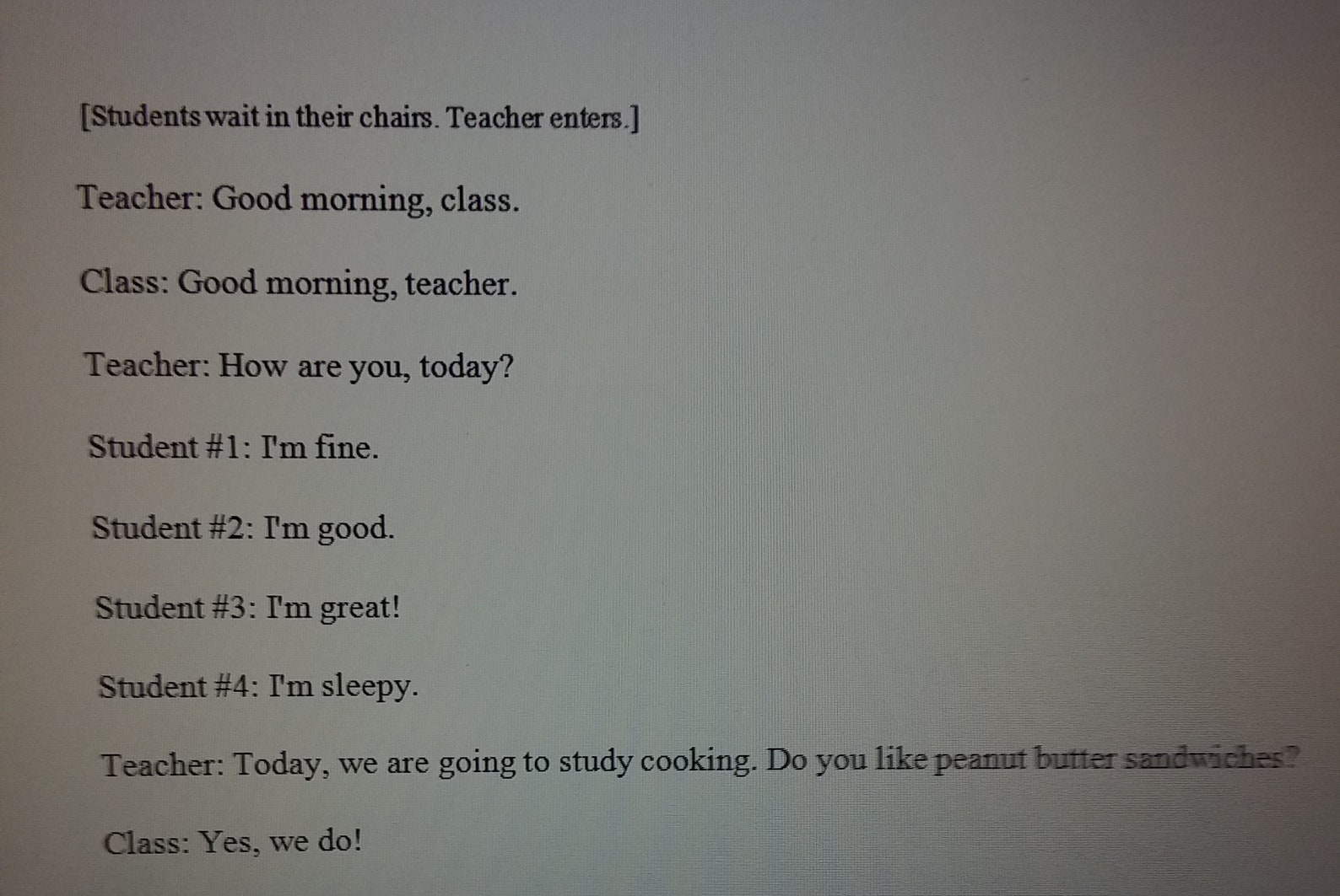 English Class - Etsy