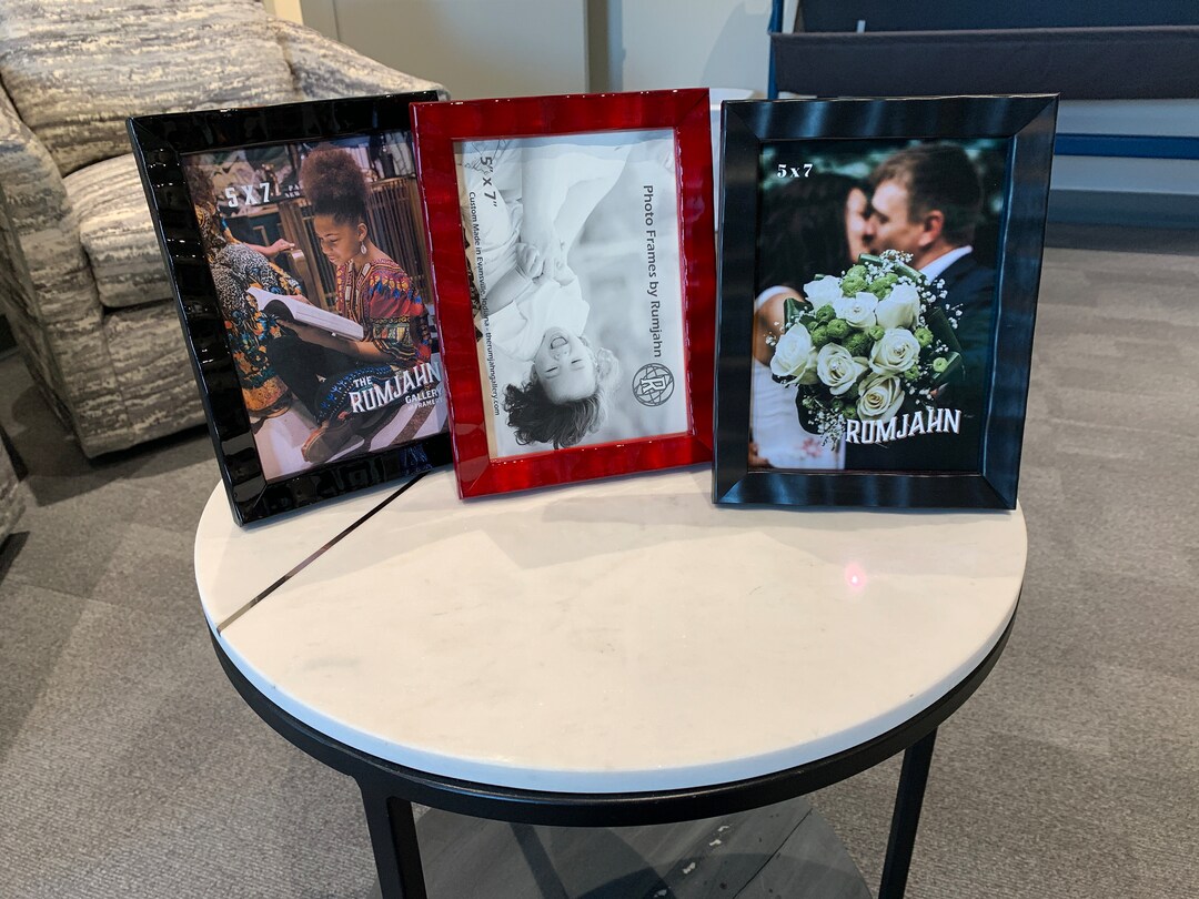 Elegant Wavy Picture Frame Glossy Finish Semi-matte Finish - Etsy