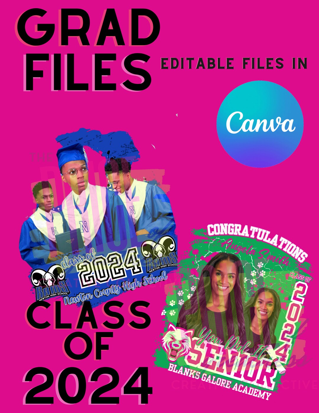 Graduation Canva Editable Template 7 Designs - Etsy Australia