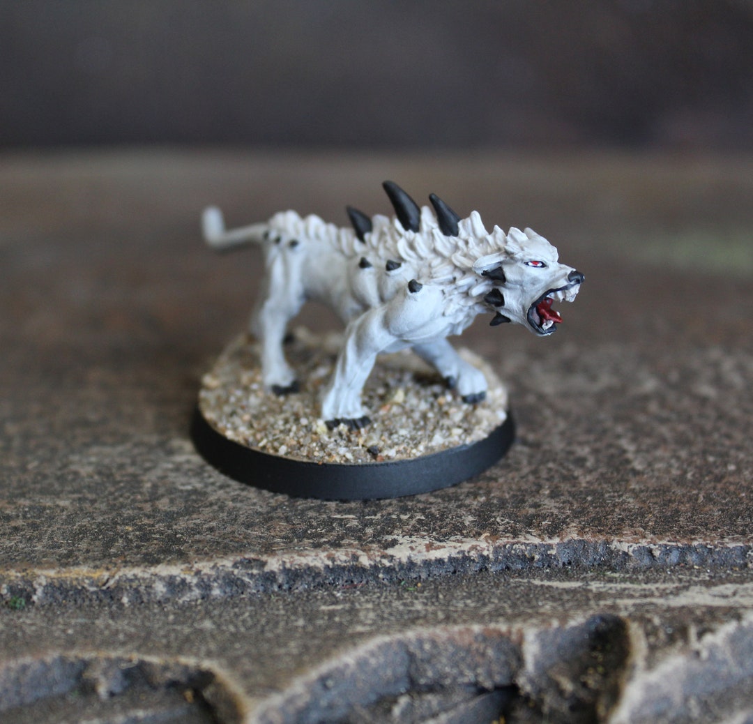 Hand Painted Hellhound Reaper Miniatures RPG Character TTRPG - Etsy