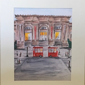New York City Art Print; Metropolitan Museum of Art Landmark Print ...