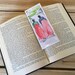 Bookmark ladies in Hambok Artsy Bookmark Booklovers Gift Small Art Gift ...