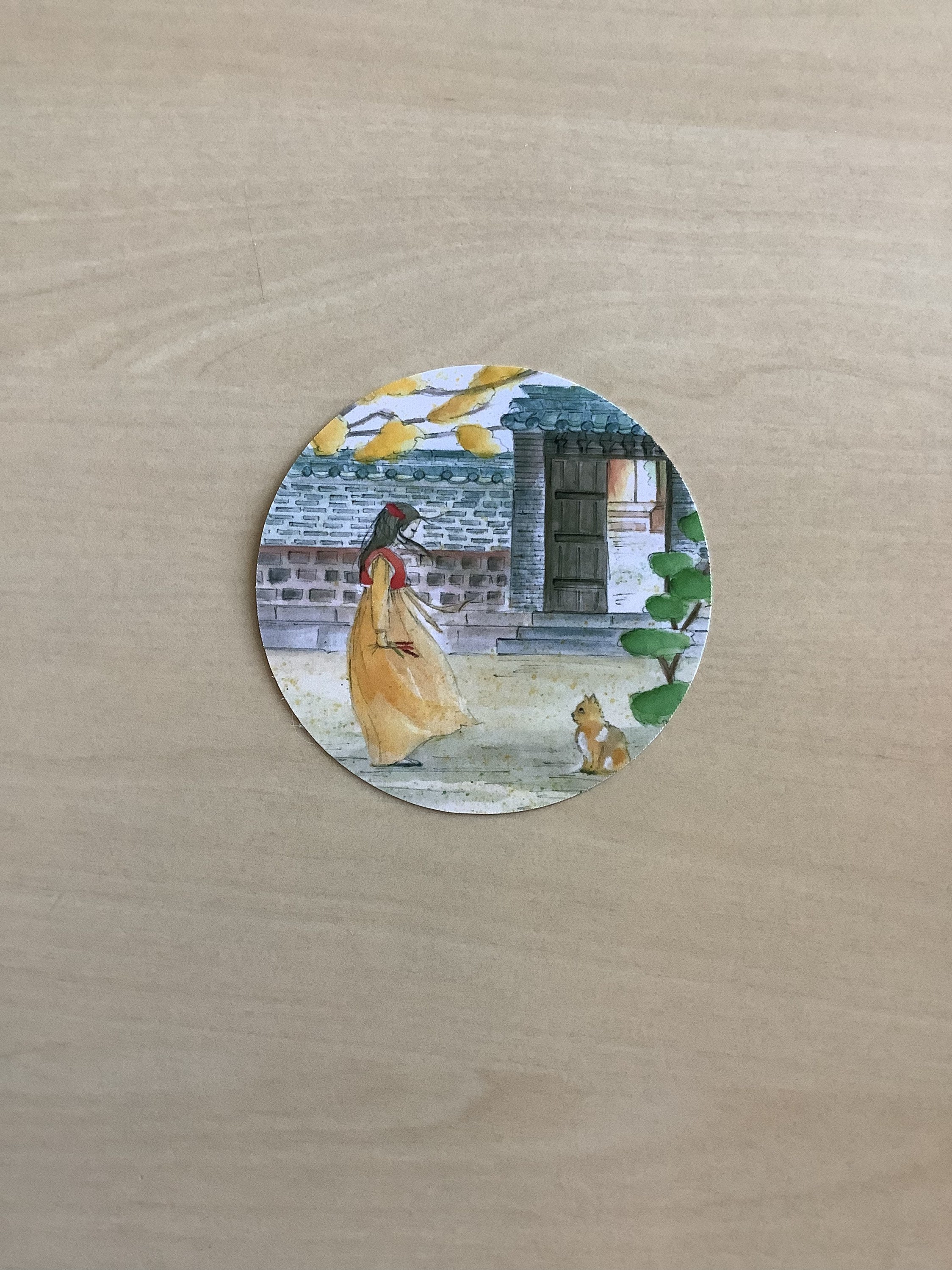 Vinyl Stickers Asian Korean Art Stickers Laminated Water - Etsy