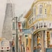 San Francisco Art Print; Bay Area Art Print; Landmark Art; Travel Art ...