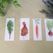 In the Garden Bookmarks Vegetable Bookmarks, Chicken Bookmark, Gardener ...
