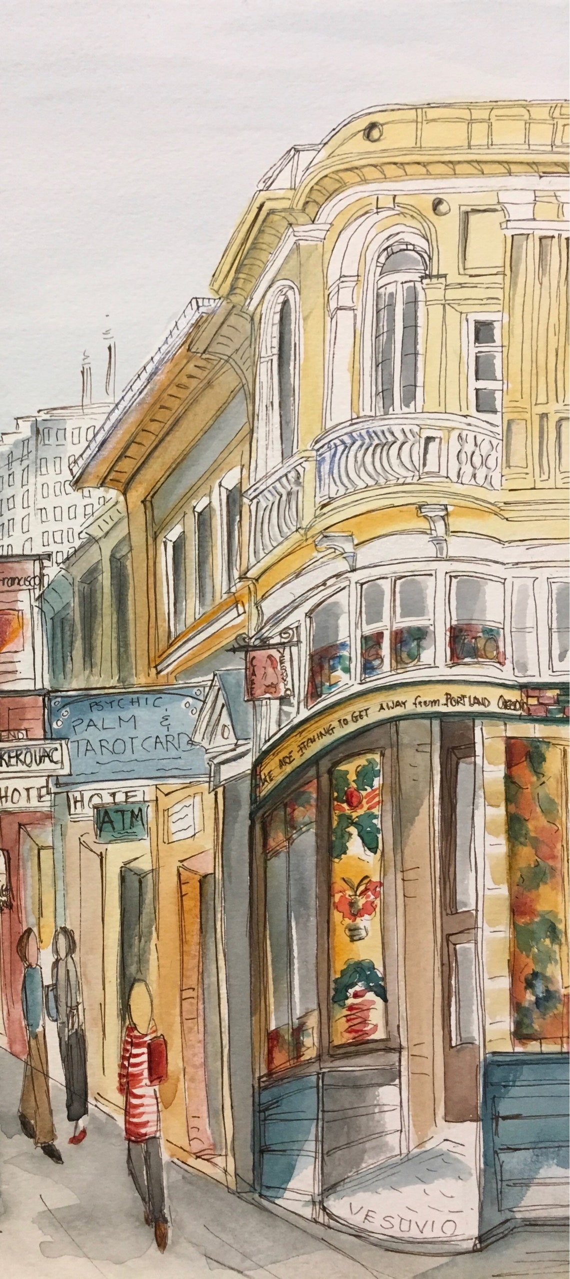 San Francisco Art Print Bay Area Art Print Landmark Art | Etsy