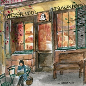 Paris Art; French Art Print; Book Lover Gift; Shakespeare and Co ...
