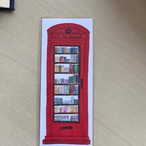 Bookmark “book Exchange”, Whimsicle, Art Bookmark, Booklover Gift - Etsy