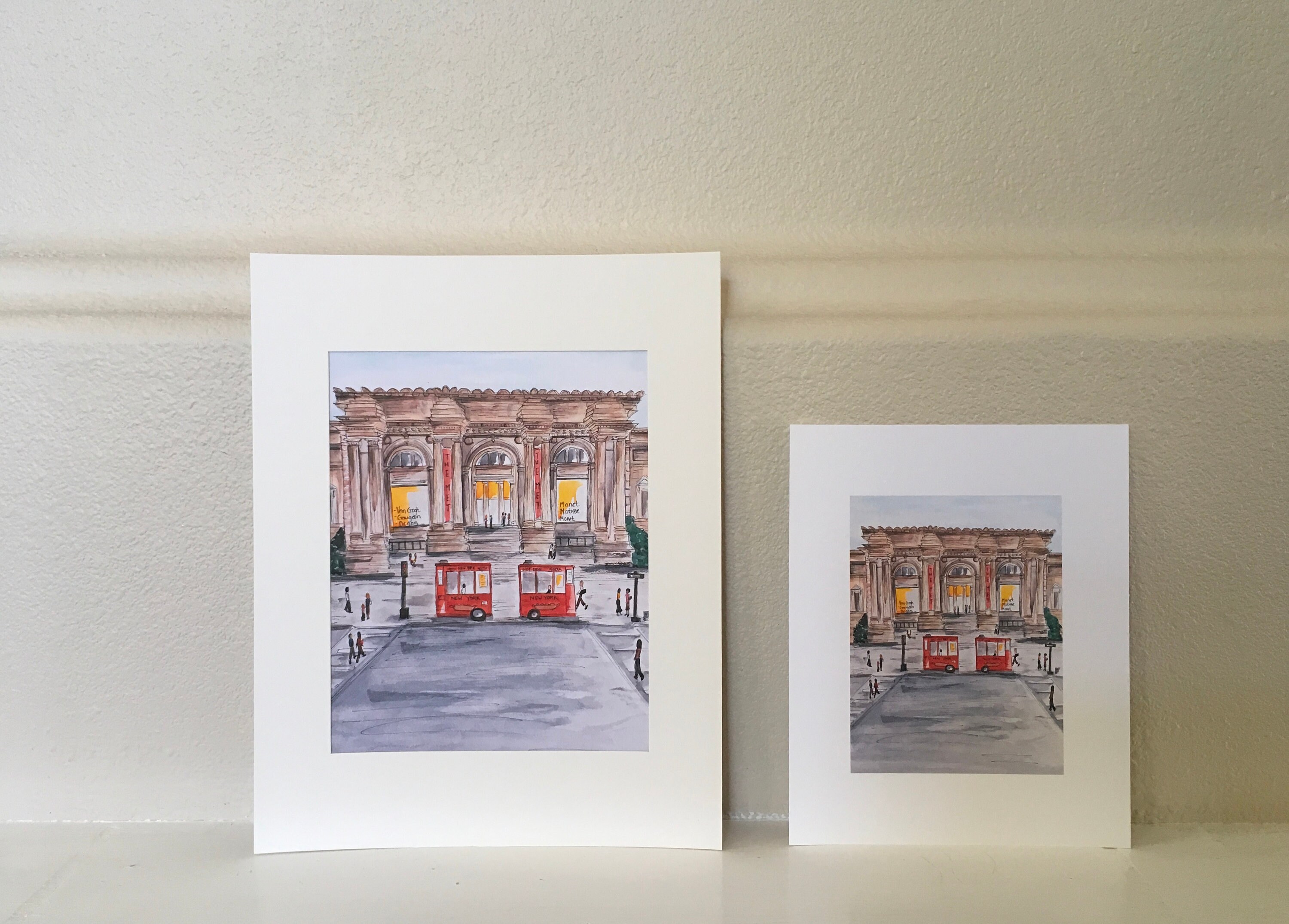 New York City Art Print Metropolitan Museum of Art Landmark - Etsy