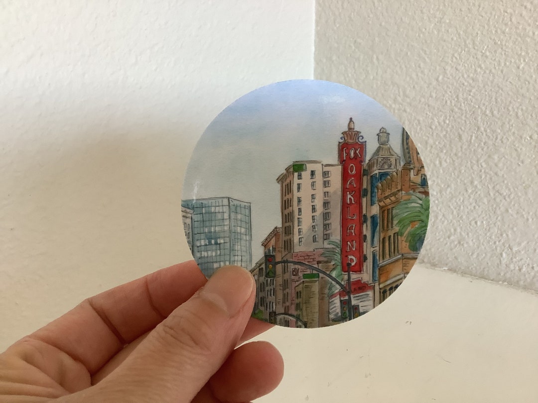 Vinyl Stickers, Oakland Stickers, Fox Theatre, Laminated, Water and ...