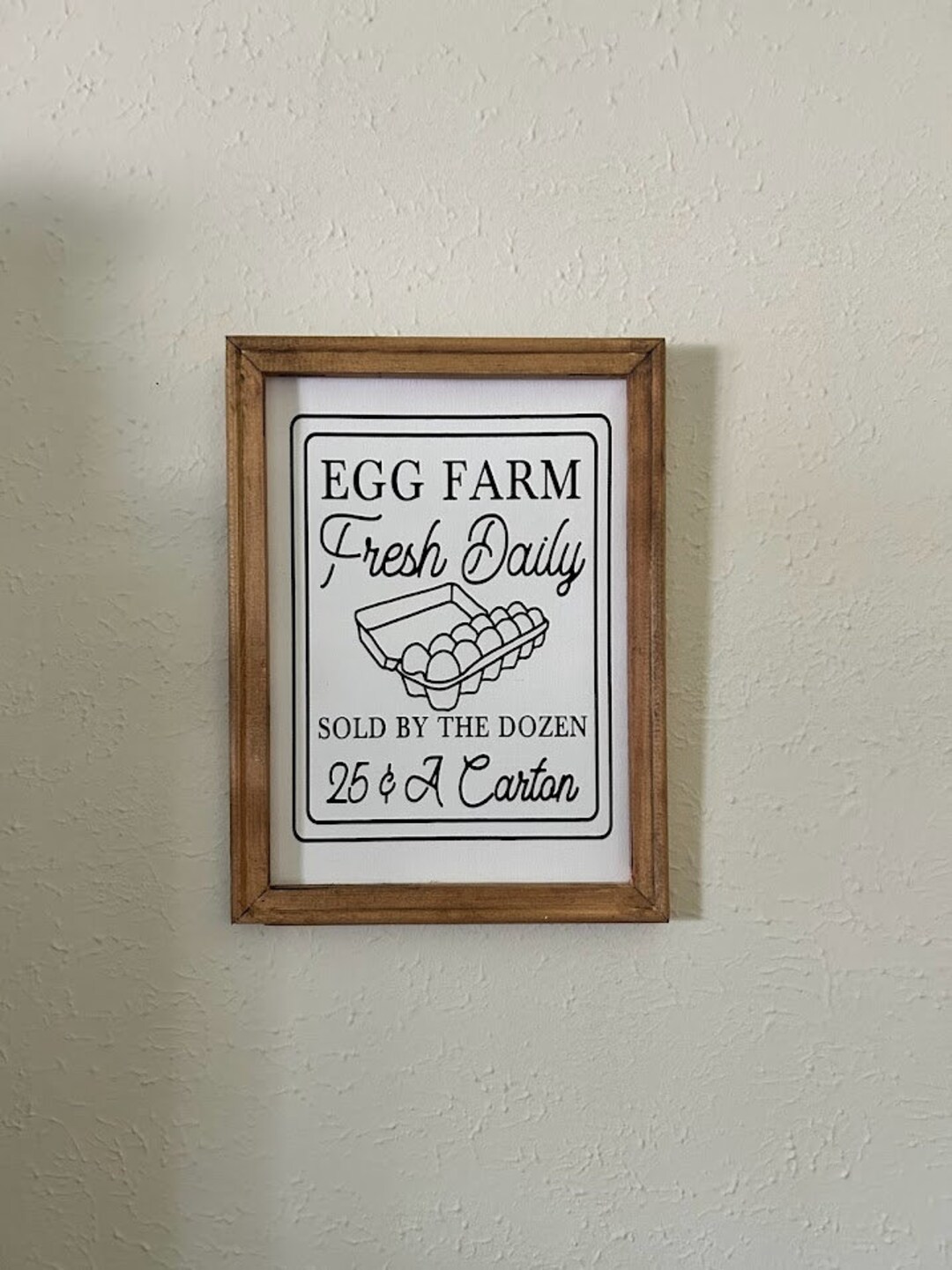 Egg Farm Sign, Farm Fresh Eggs Sign, Farmhouse Decor, Kitchen Decor ...
