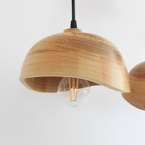 Pendant Light Wooden Small Hanging Light Dining Room Lamp - Etsy