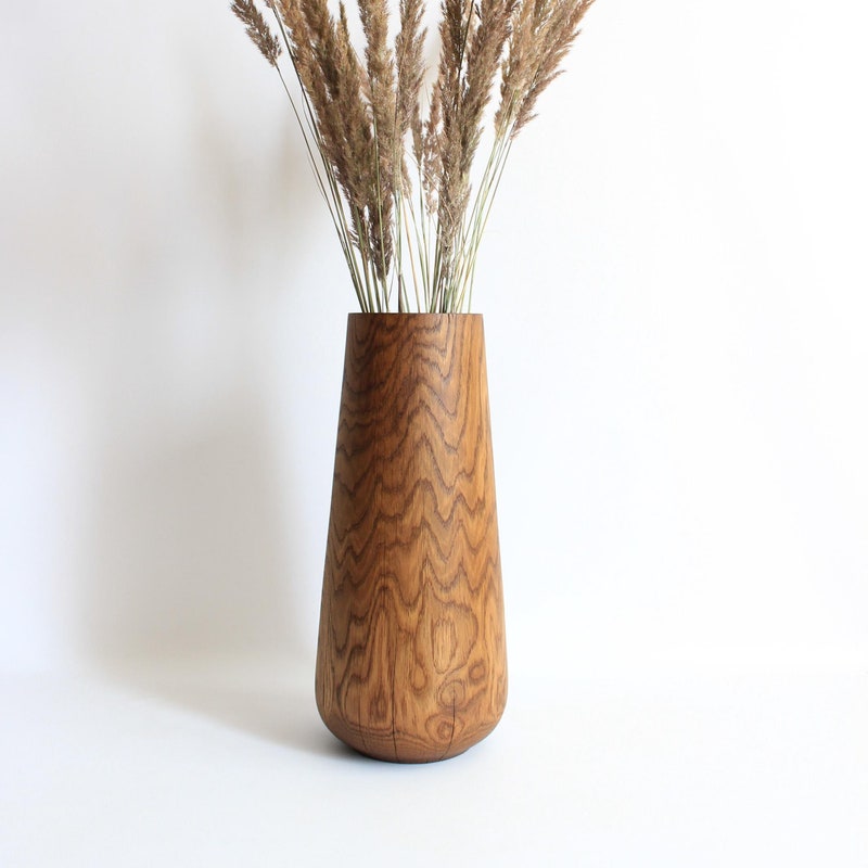 Rustic Wood Vase - Etsy