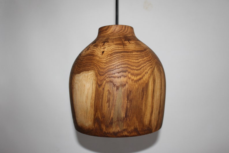 Rustic wood pendant light for kitchen island hanging lamp | Etsy