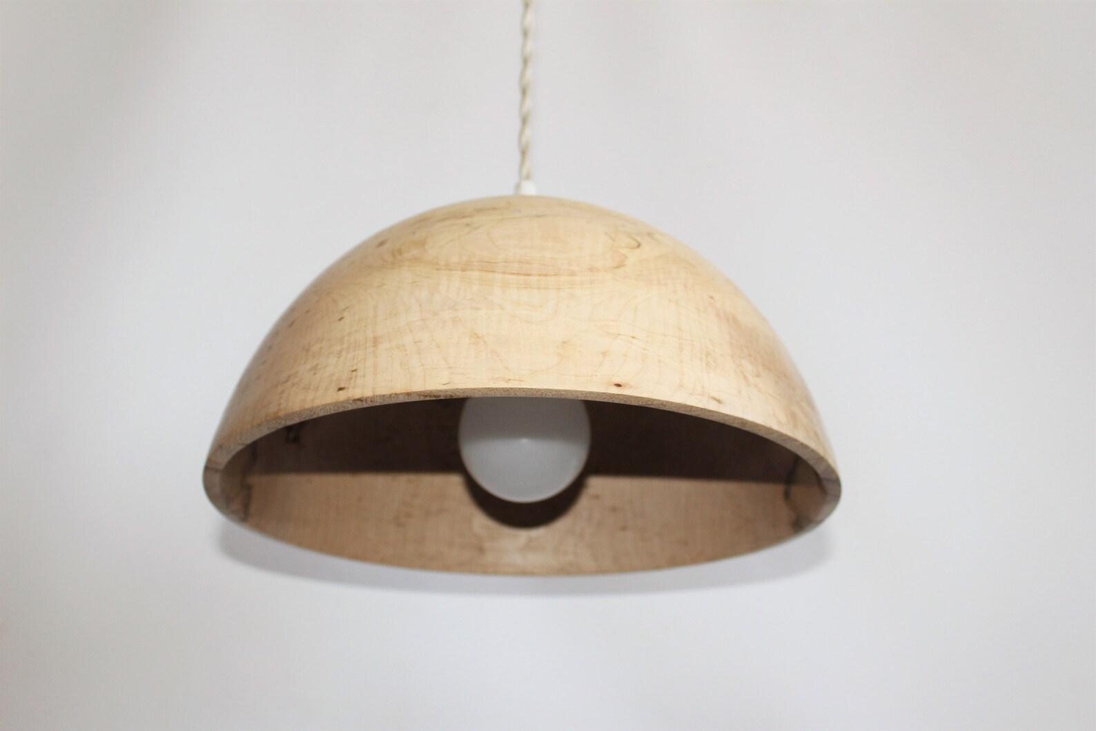 Modern wood pendant light island lighting unique wooden lamp | Etsy