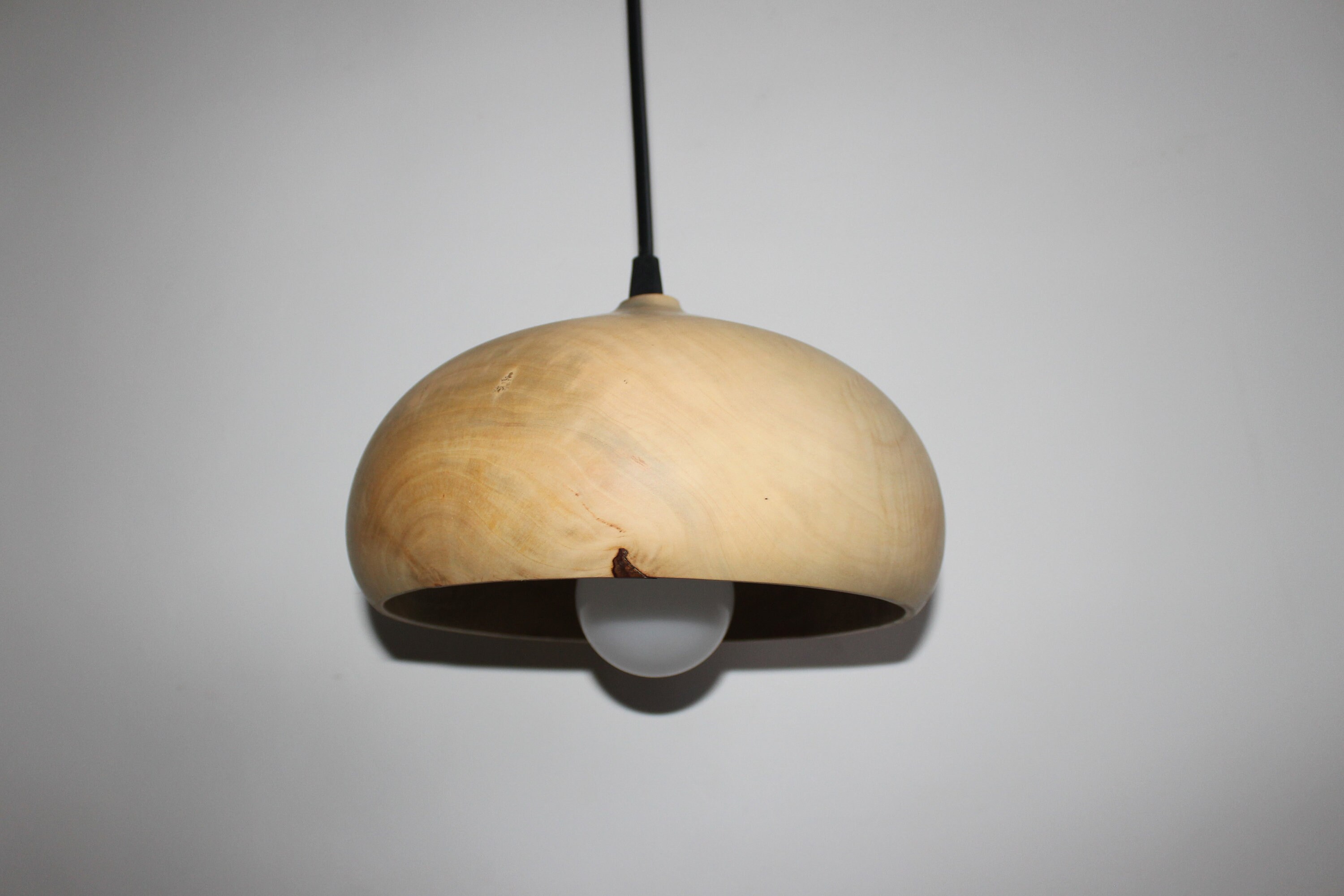 Farmhouse kitchen wood pendant light wooden lamp shade | Etsy