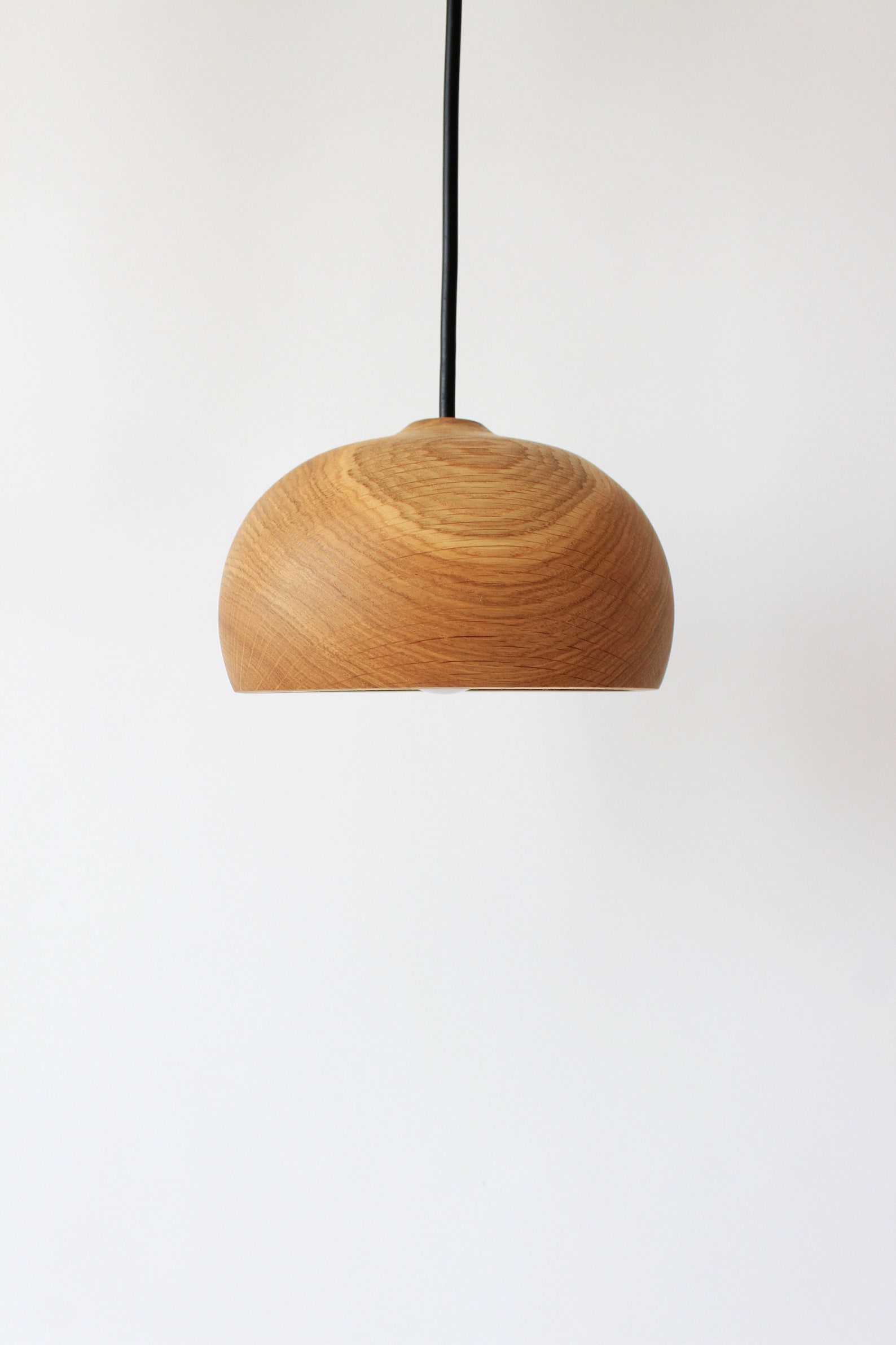 Wood Pendant Light, Small Island Farmhouse Lighting, Wooden Lamp Shade ...