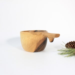 Kuksa Wooden Mug, Hand Carved Personalized Cup, Camping Mug - Etsy