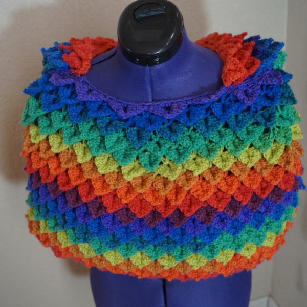 Dragon Scale Poncho - Etsy