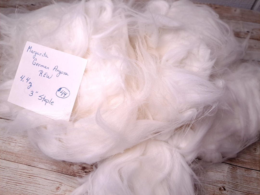 German Angora Fiber, Raw Angora Fiber, Angora Rabbit Fiber, Raw Fiber ...