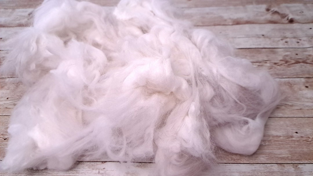 English Angora Fiber, Raw Angora Fiber, Angora Rabbit Fiber, Raw Fiber ...