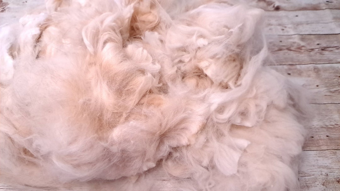 German Angora Fiber, Raw Angora Fiber, Angora Rabbit Fiber, Raw Fiber ...