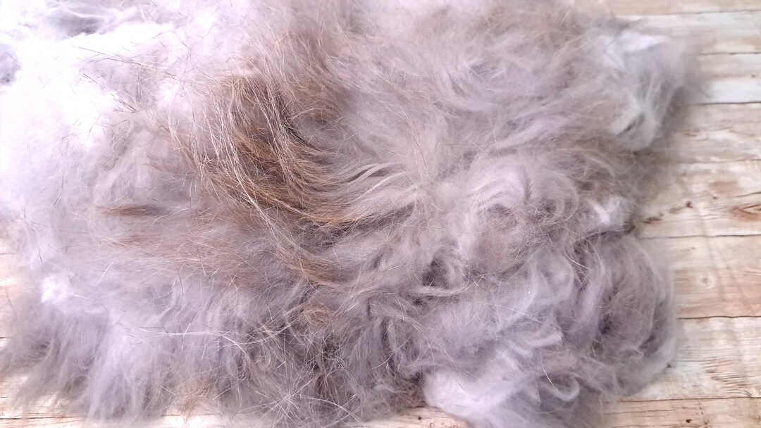 French Angora Fiber, Raw Angora Fiber, Angora Rabbit Fiber, Raw Fiber ...