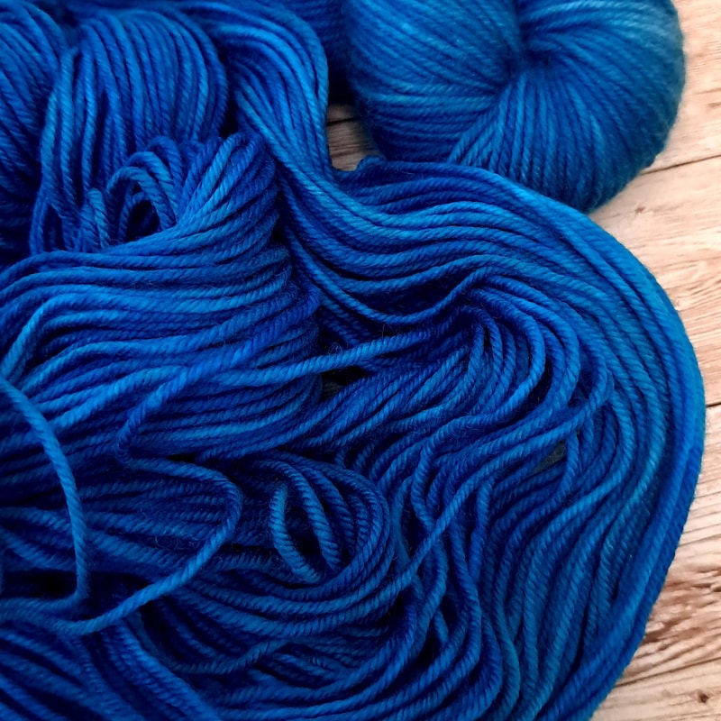 Blue Yarn - Etsy