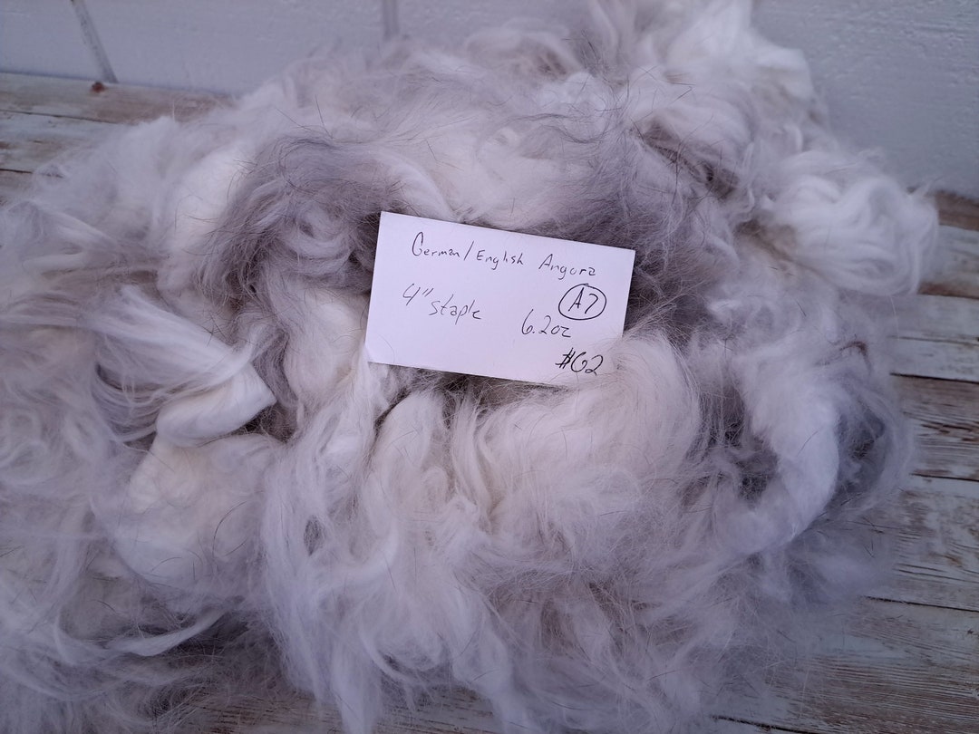 English German Angora Fiber, Raw Angora Fiber, Angora Rabbit Fiber, Raw ...