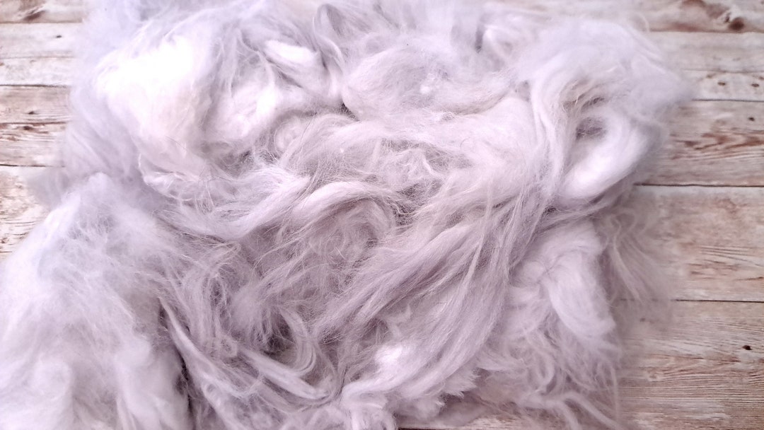 English Angora Fiber, Raw Angora Fiber, Angora Rabbit Fiber, Raw Fiber ...