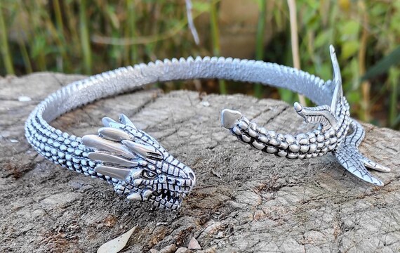 Epic Metal Lifelike Dragon Choker Prop Necklace Serpent | Etsy