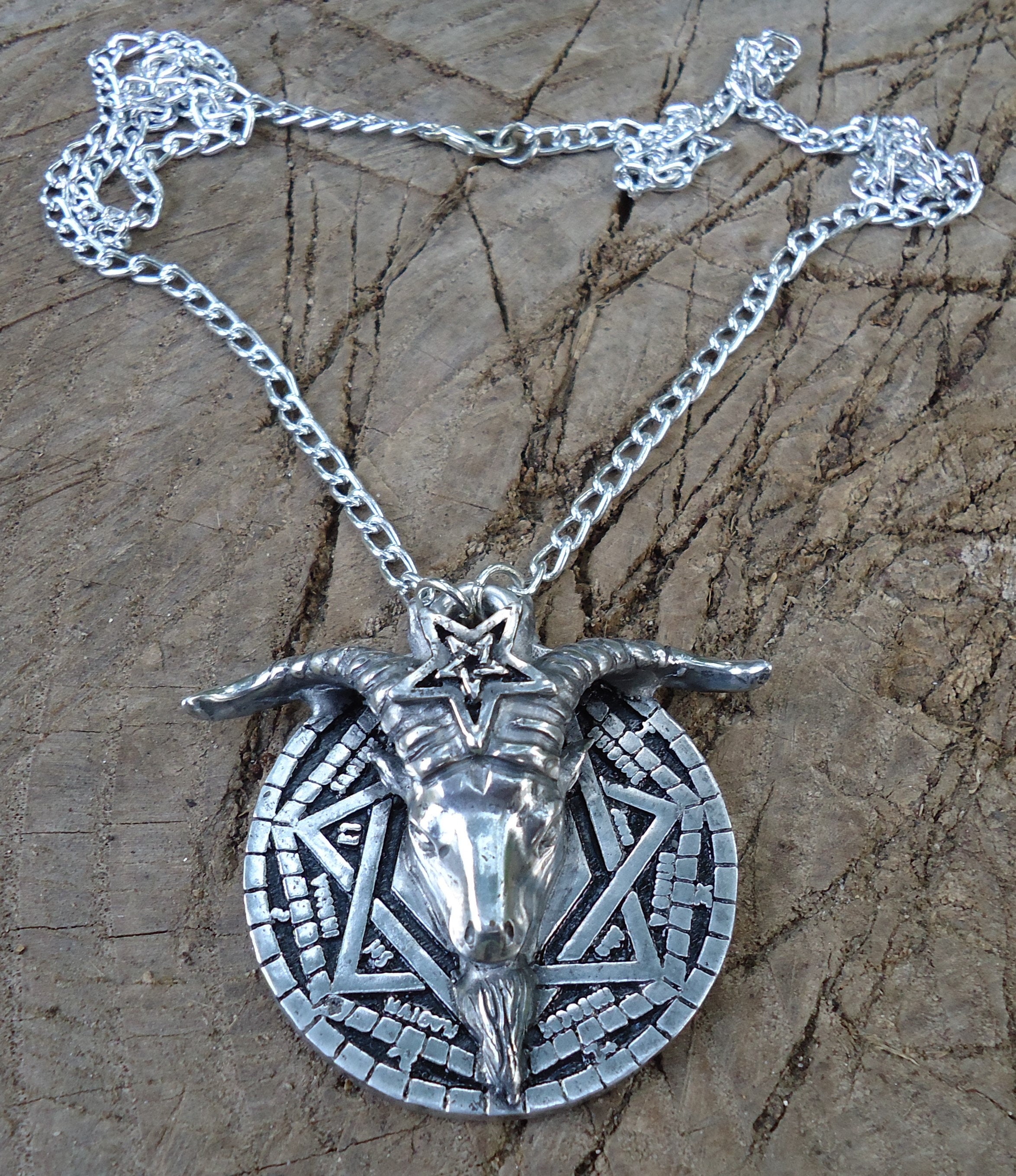 Baphomet Necklace Devil Necklace Lucifer Jewelry Lucifer | Etsy