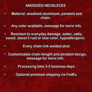 Anodized Blood Red Pentagram and Inverted Cross Necklace , Satanist ...