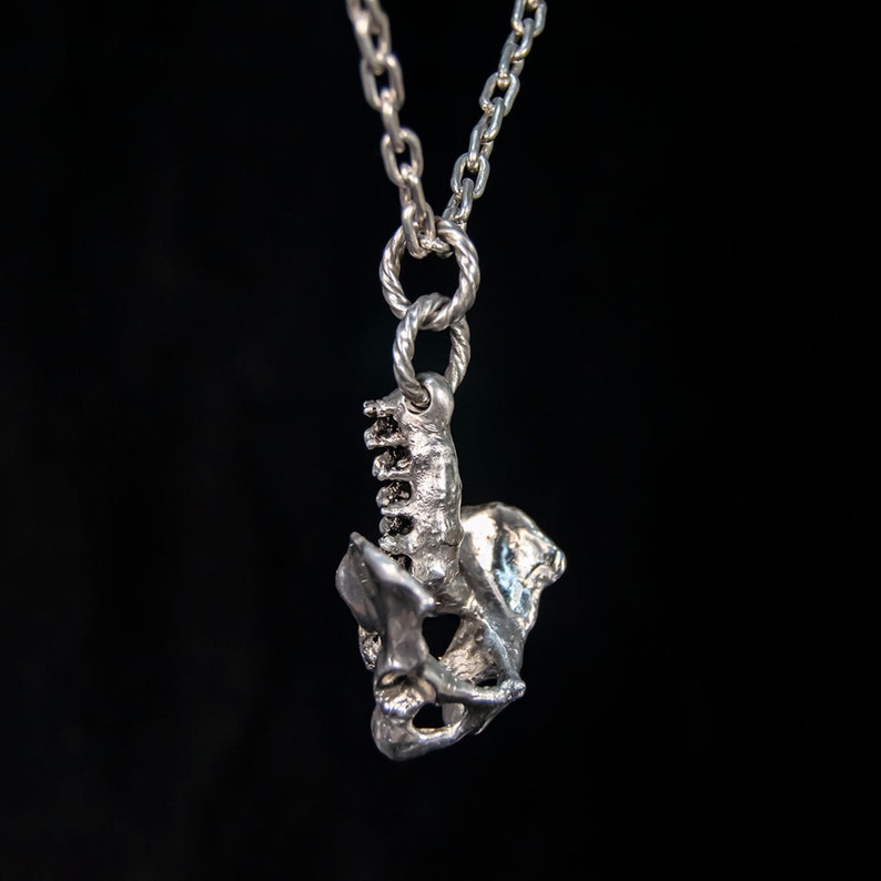 Witch Bone Human Skeleton Necklace Halloween Pendant Costume - Etsy