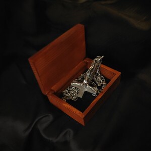 Big Inverted Crucifix Necklace , Giant Curbed Chain Upside Down Cross ...