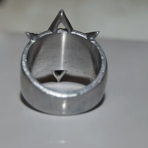 Thelemic Symbol Unicursal Hexagram Star Ring , Occult Mysterious ...