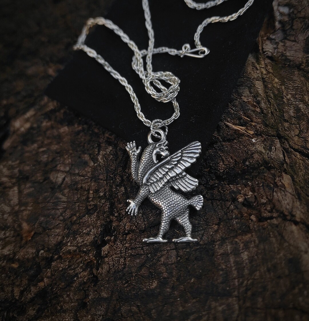 Babylonian Goddess Tiamat Hieroglyphic Necklace , Anti Cosmic Ancient ...