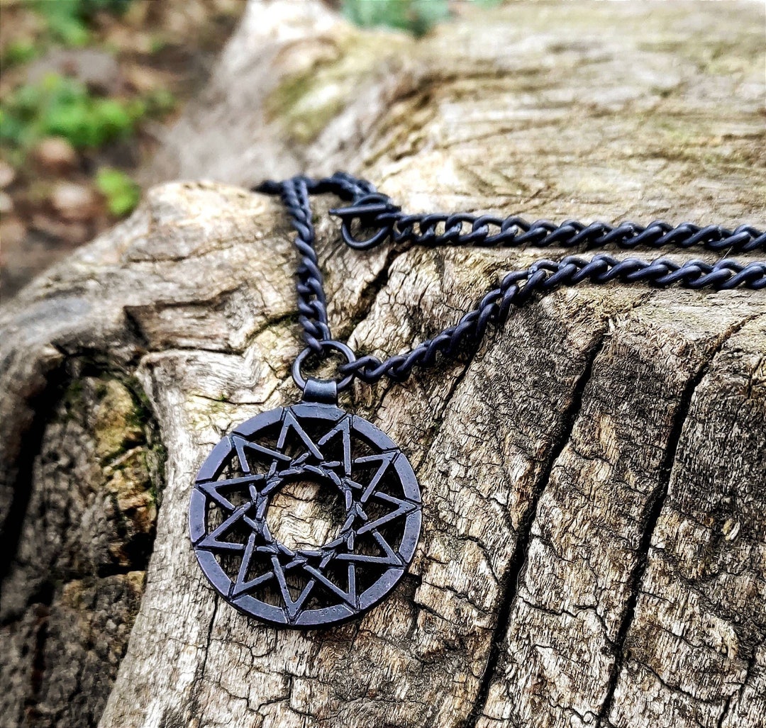 Shadow Hendecagram Star Necklace Chaos Anti Cosmic Energy - Etsy
