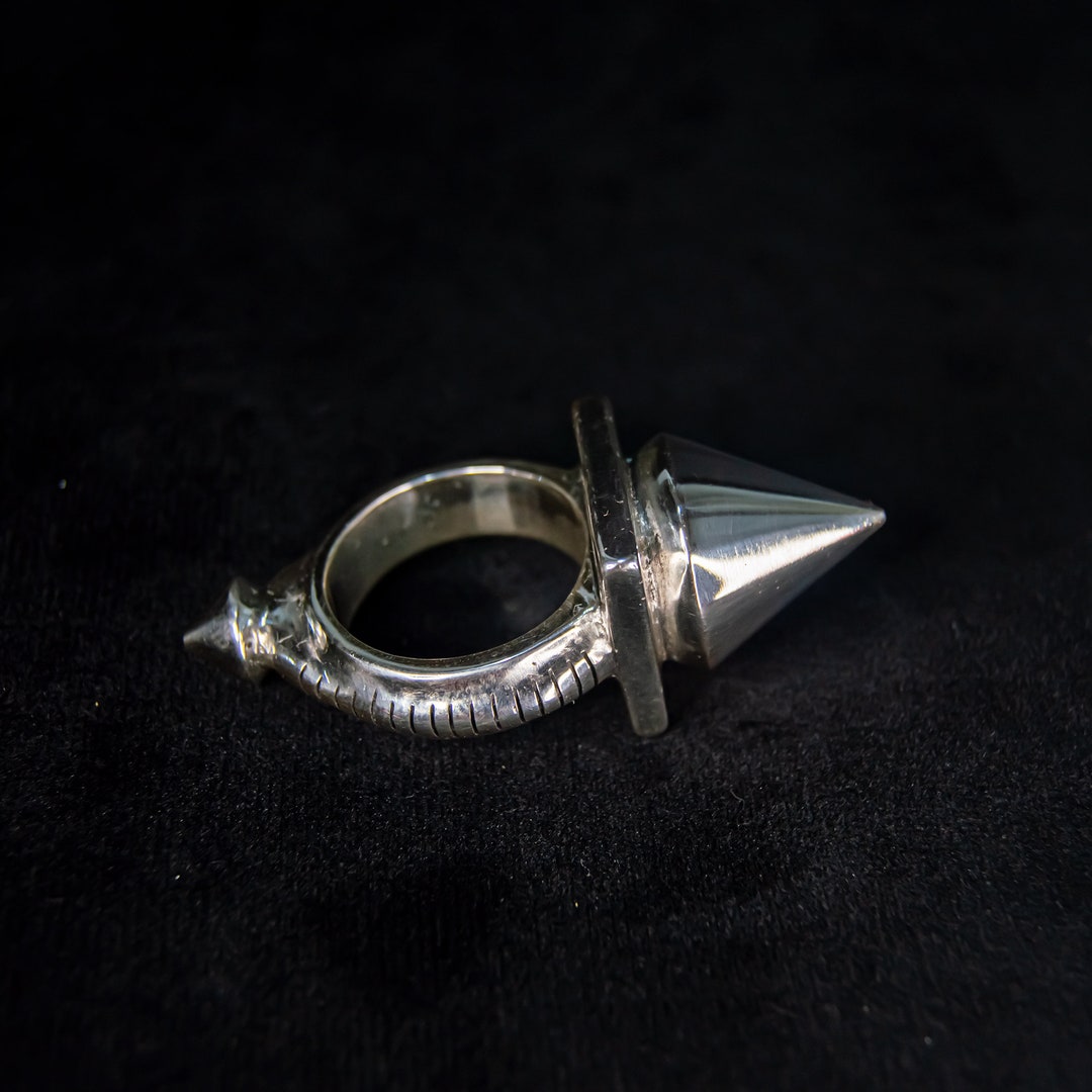 Large African Tuareg Tribal Silver Ring, Antique Mediterranean Gothic ...