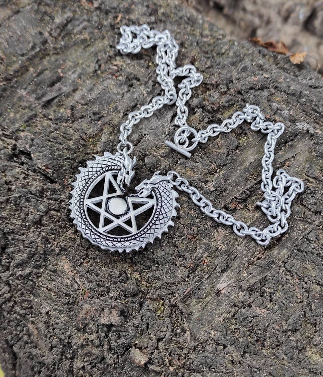 Tiamat World Serpent Mother Dragon Necklace Ancient - Etsy