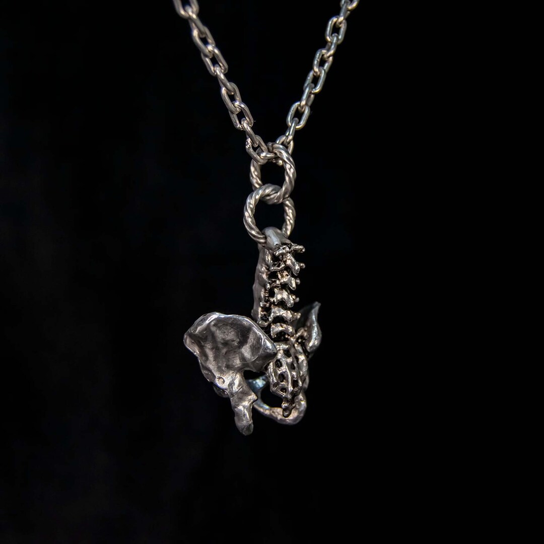 Witch Bone Human Skeleton Necklace , Halloween Pendant Costume ...