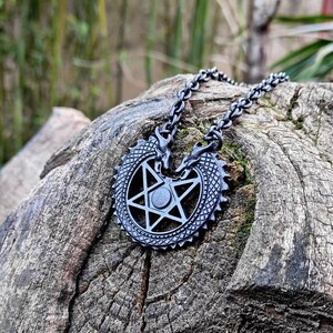 Shadow Tiamat Serpent Mother Dragon Necklace Ancient - Etsy