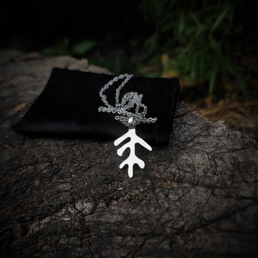 Elder Sign Pendant Necklace Silver , Ancient Mythology Lovecraft ...