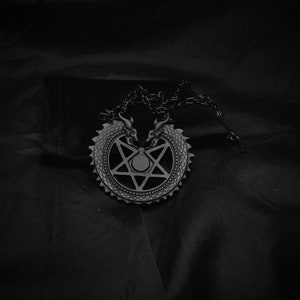 Shadow Tiamat Serpent Mother Dragon Necklace , Ancient Babylonian ...