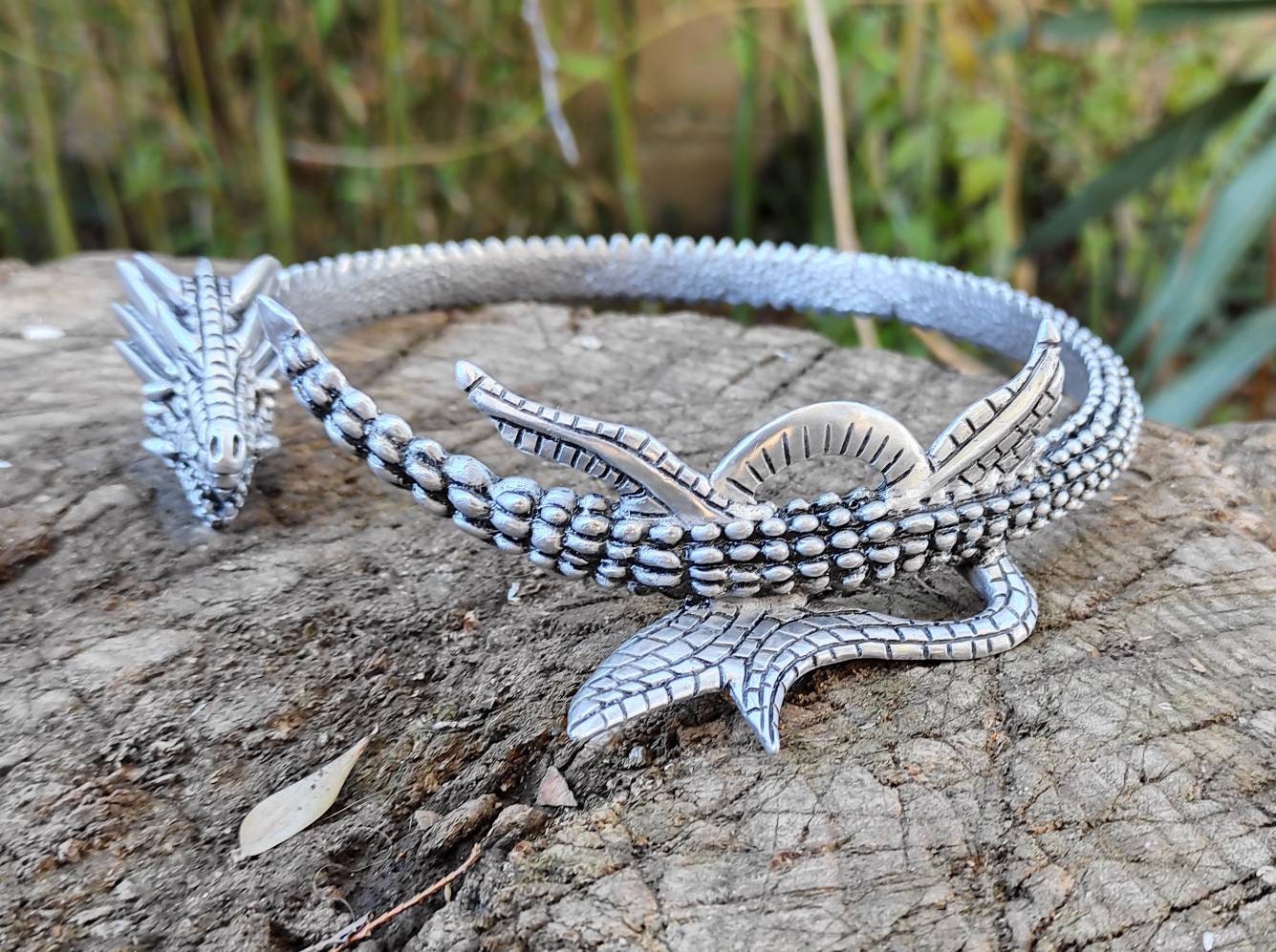 Epic Metal Lifelike Dragon Choker Prop Necklace Serpent | Etsy