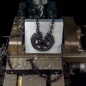 Shadow Tiamat Serpent Mother Dragon Necklace Ancient - Etsy