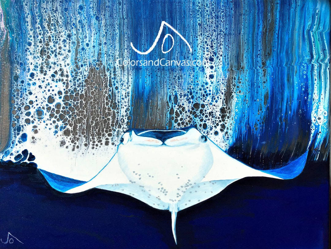 Manta Ray Original - Etsy