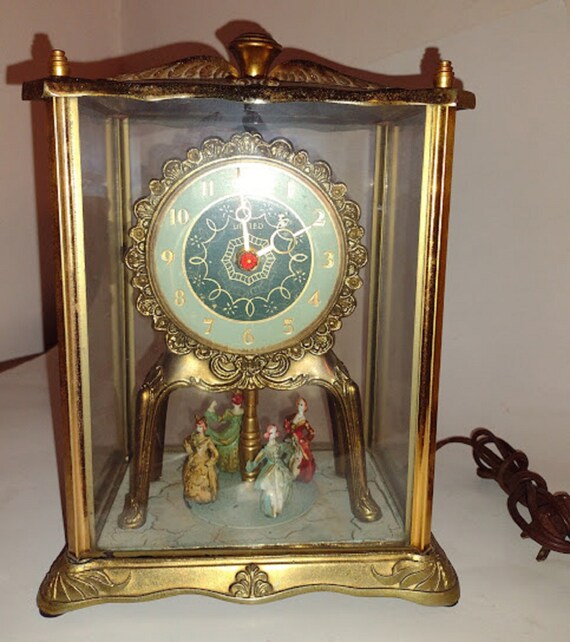 Vintage United Clock Corp. Brooklyn-model 990 Mantle Clock in - Etsy