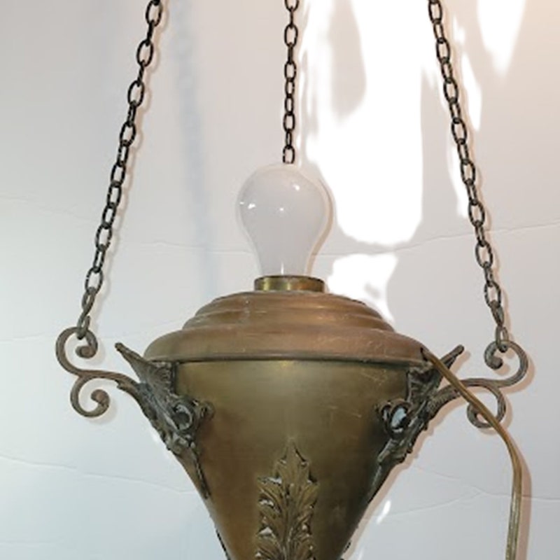 Antique Hanging Lamps - Etsy
