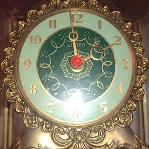 Vintage United Clock Corp. Brooklyn-model 990 Mantle Clock in - Etsy